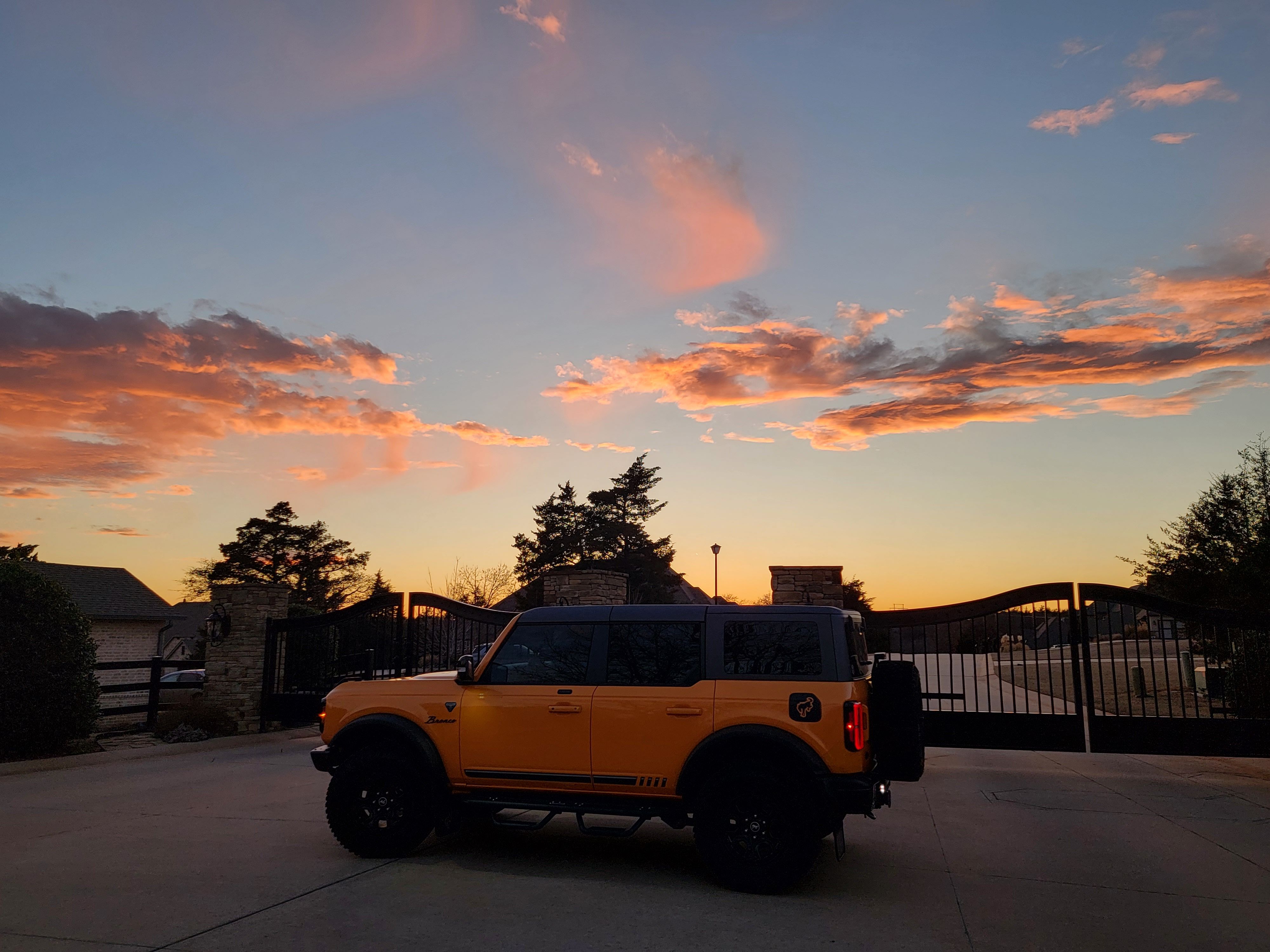 Sunset pic - Bronco Nation