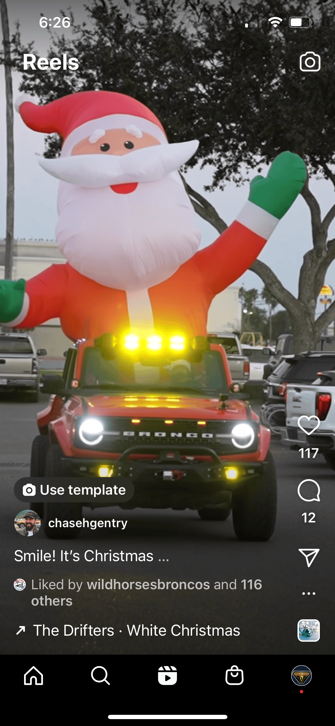 Chase Gentry - Rocking Santa!!! - Bronco Nation