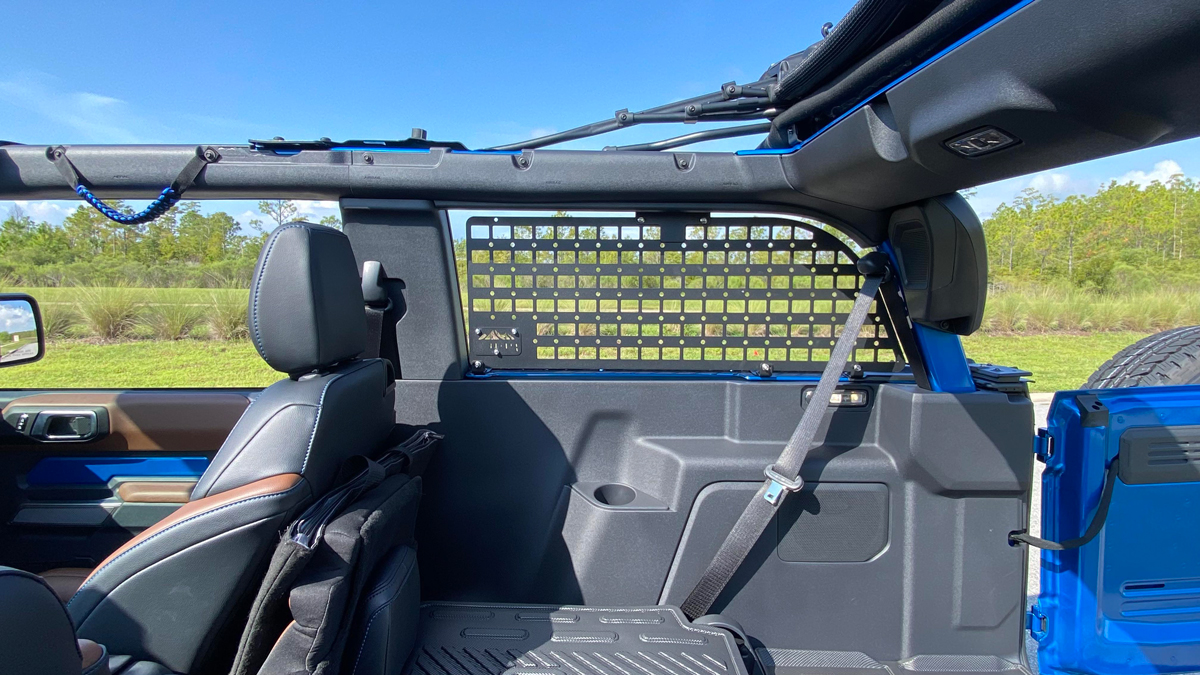 Broaddict Rear Window Molle Panel: Extend your rear space - Bronco Nation