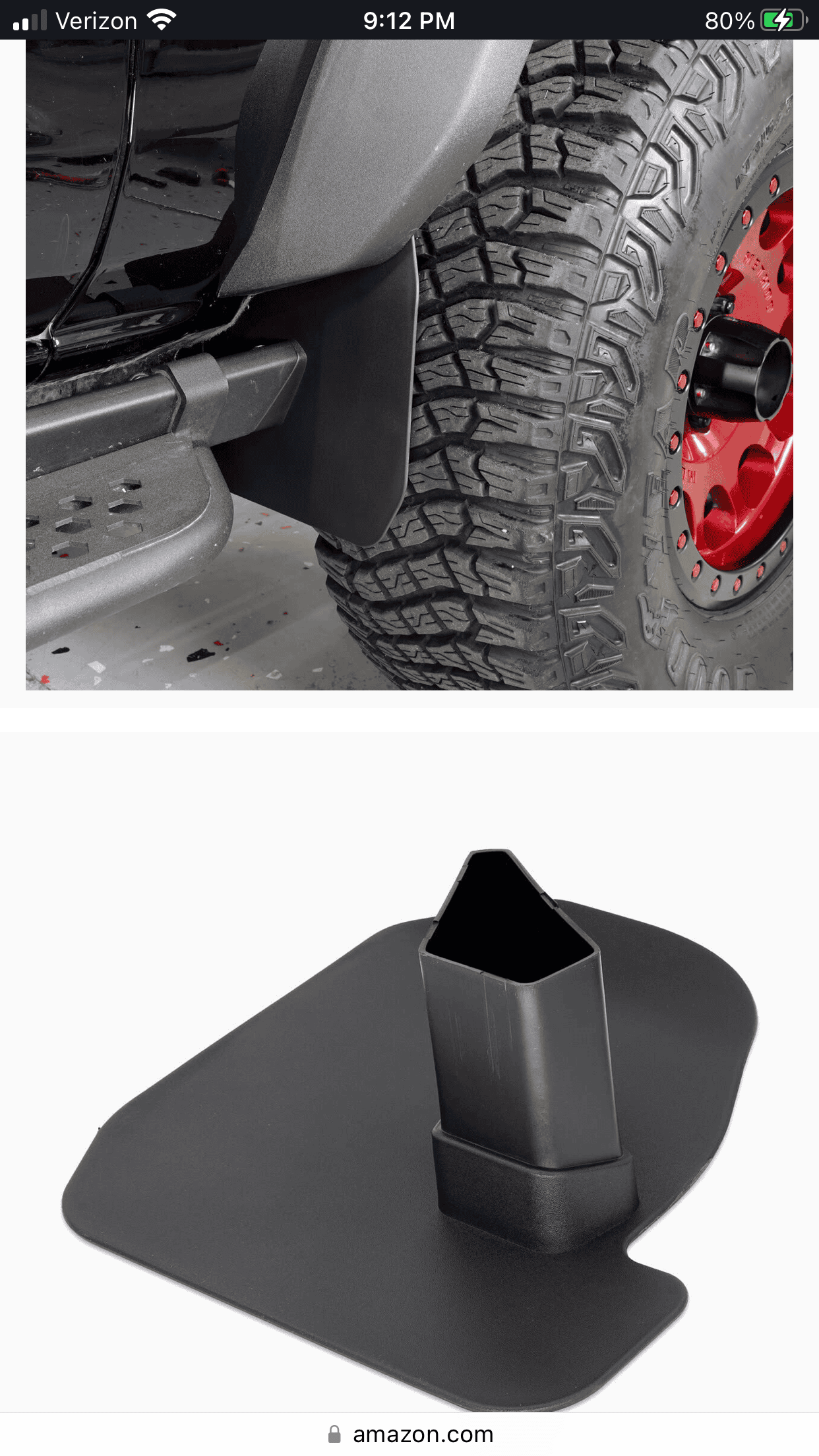 Installed Mini IAG Front Flaps - Bronco Nation