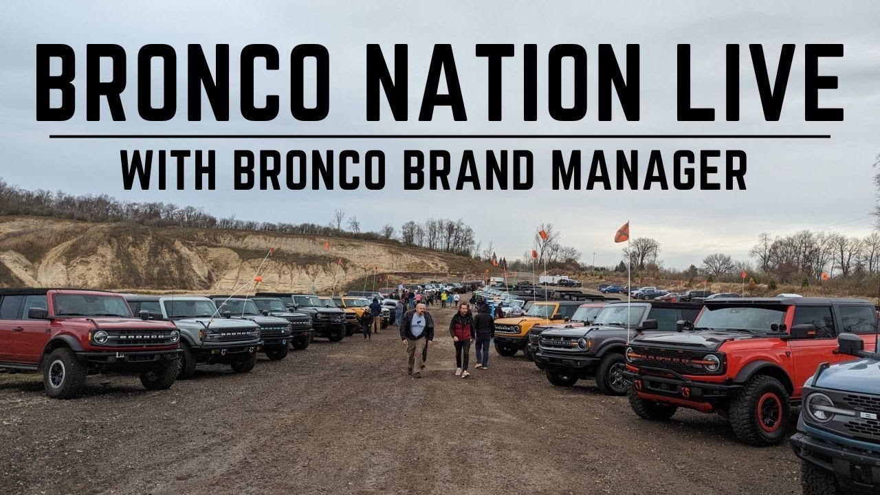 Recap: Livestream with Bronco Brand Manager - Bronco Nation