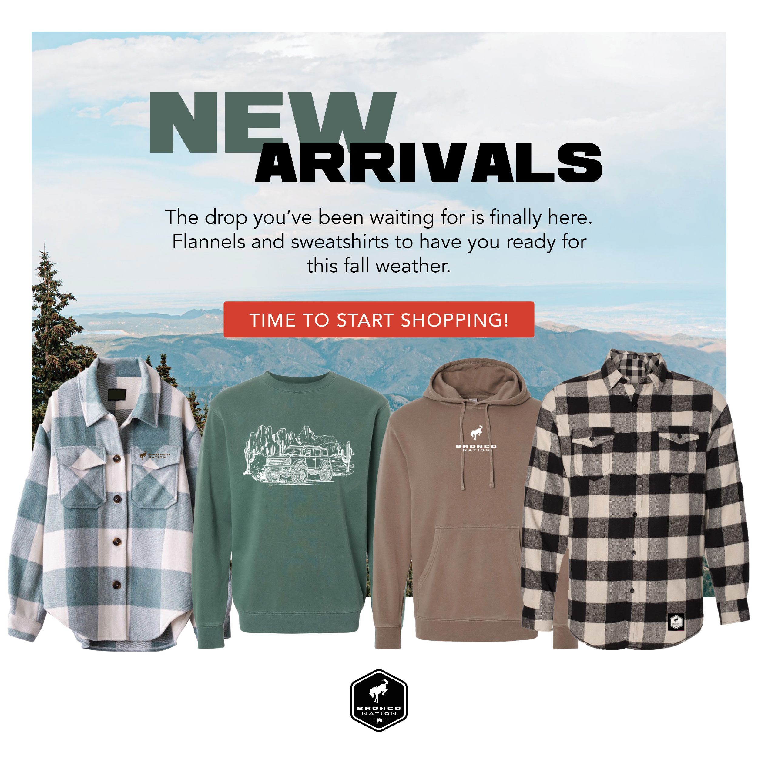 Fall Merchandise - Bronco Nation