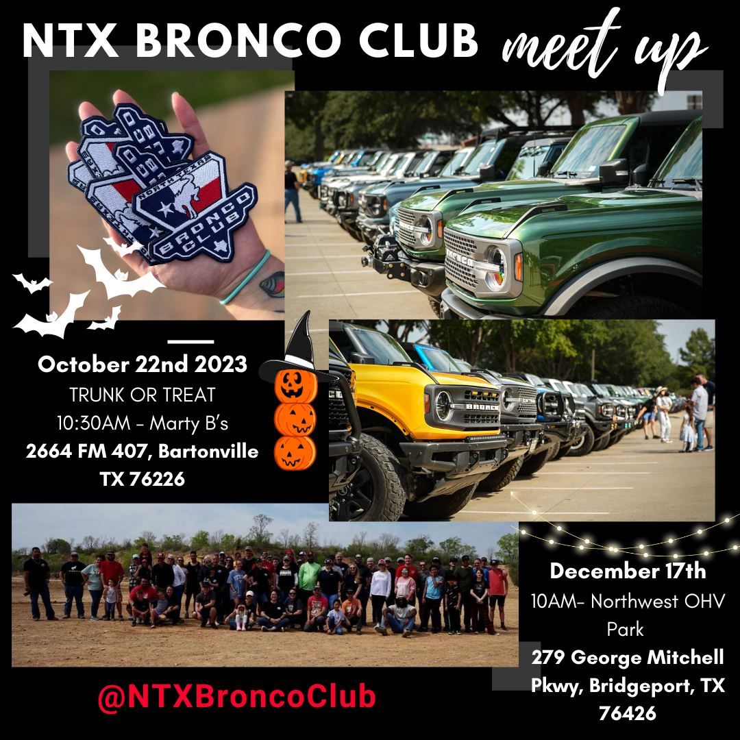 North Texas Bronco Club OHV Meet Up - Bronco Nation