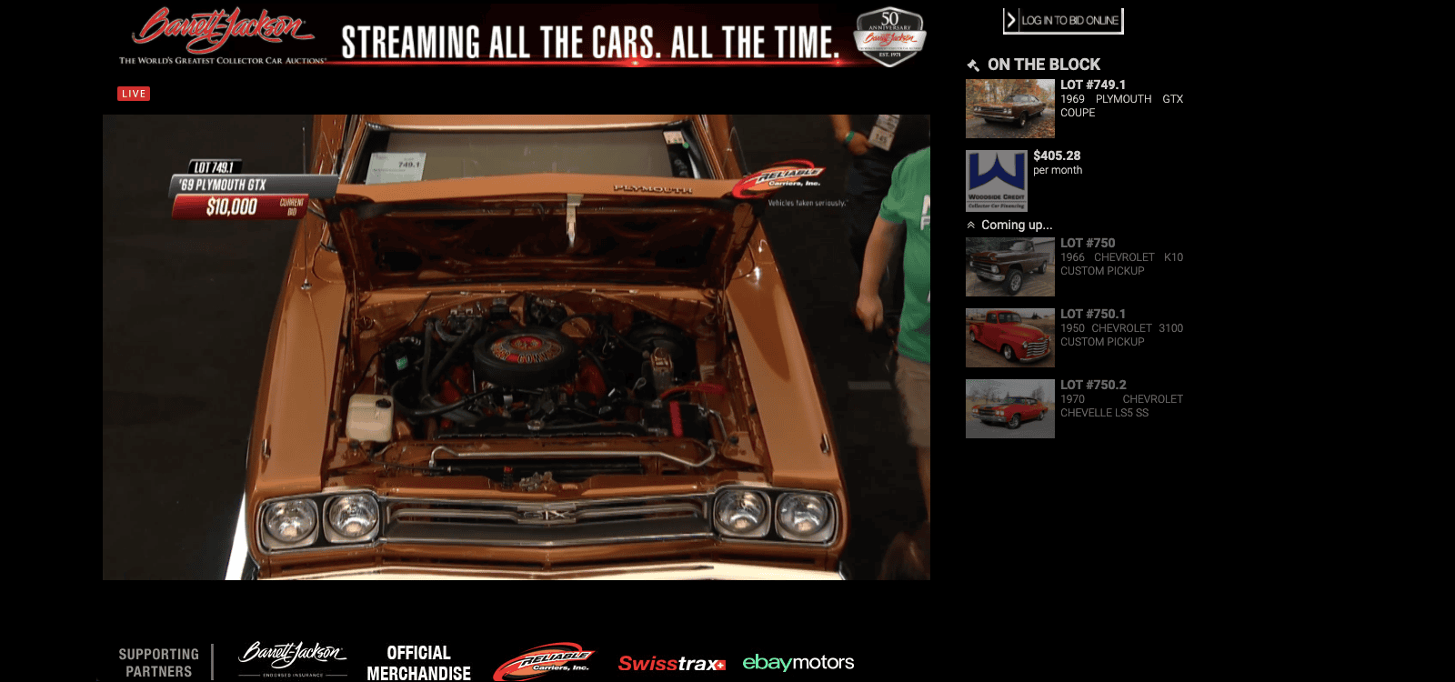 Watch Live: 2022 Barrett-Jackson Auction Block - Bronco Nation
