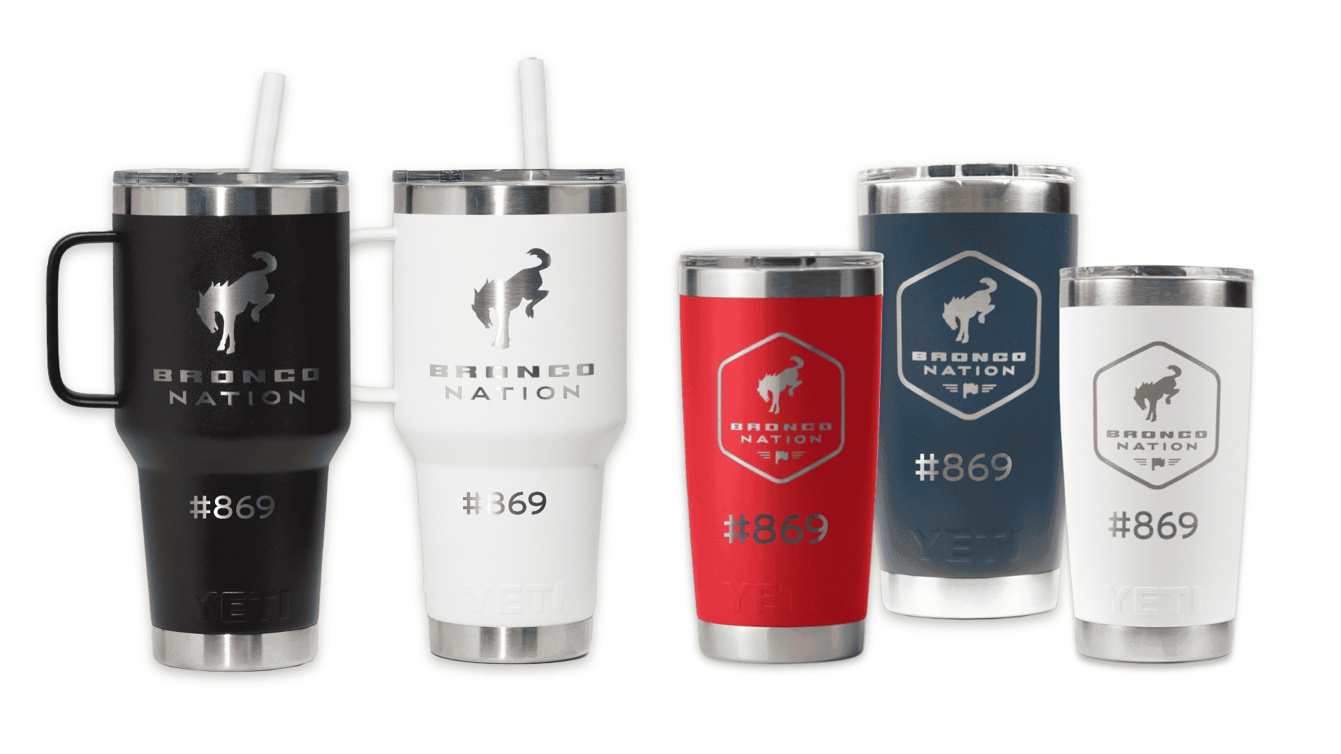 Your YETI, Your Way: Custom Engraving is Back! - Bronco Nation