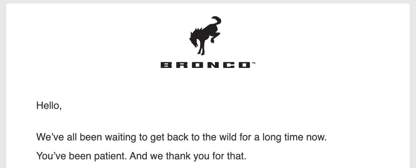 Fastest Way to a 2021 Bronco - Bronco Nation