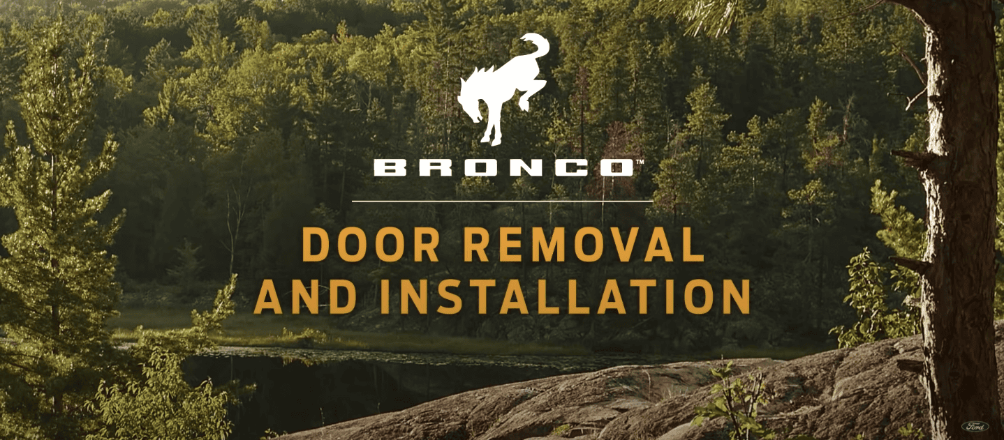2021 Ford Bronco Door Removal and Installation | How-To - Bronco Nation