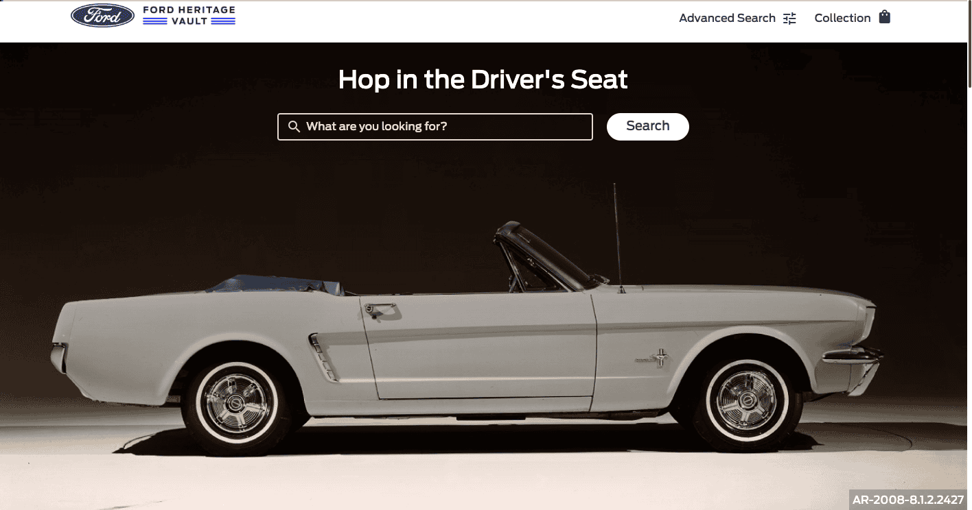 Explore '100 Years of Ford' in the Ford Heritage Vault Online - Bronco ...