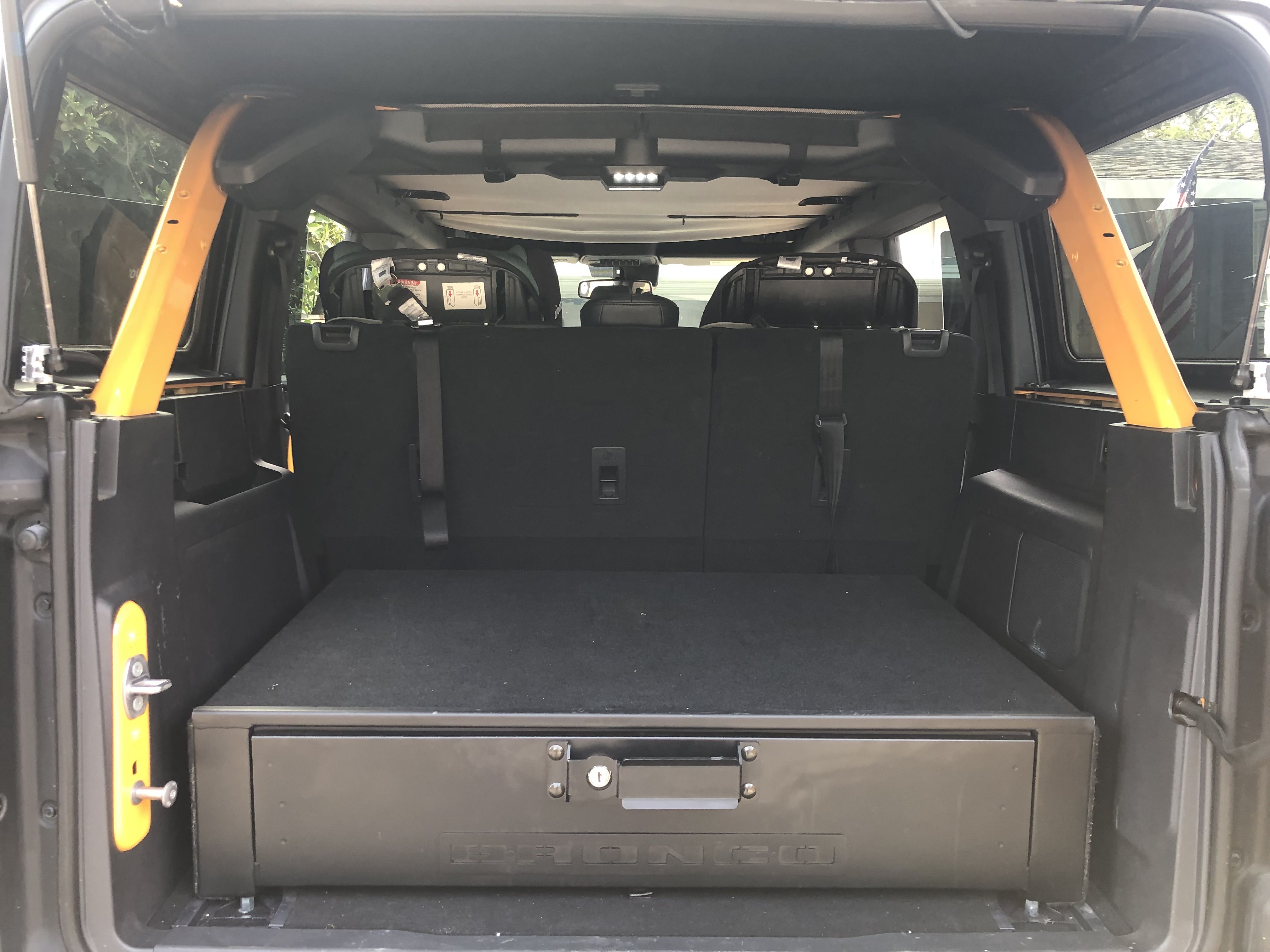 Ford Tuffy cargo storage - Bronco Nation