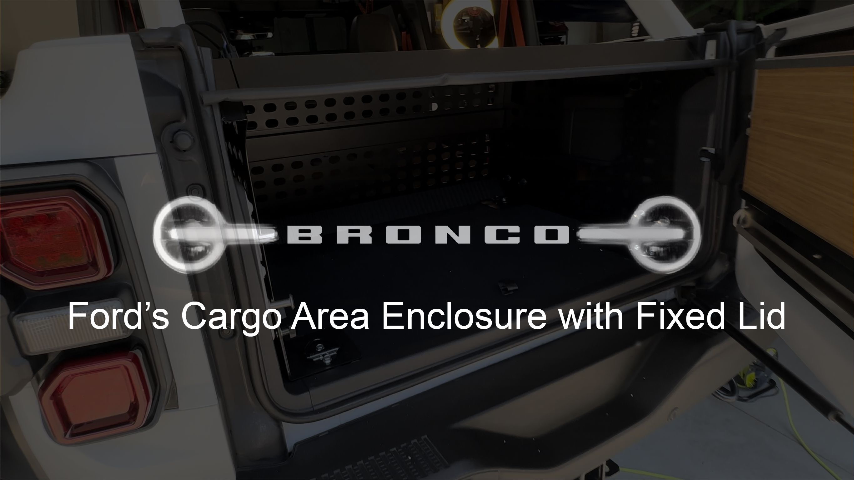 How to install Ford’s Cargo Area Enclosure with Fixed Lid - install ...