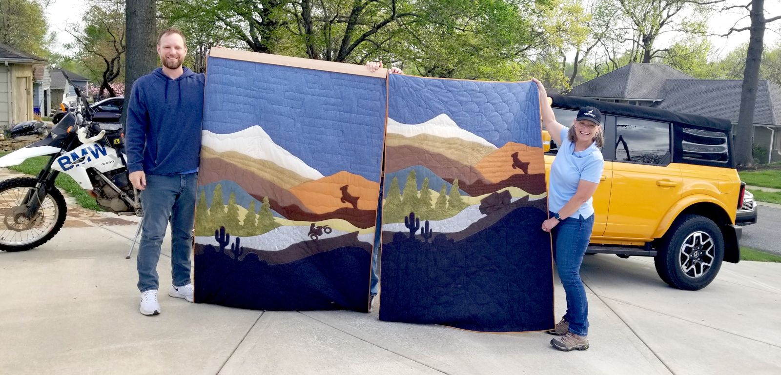 Happy Trails: A Mother and Son Bronco Quilt Adventure - Bronco Nation
