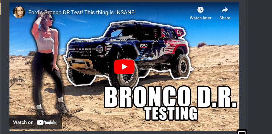 Ford Bronco DR Test Drive! This thing is INSANE! - Gabby Downing ...