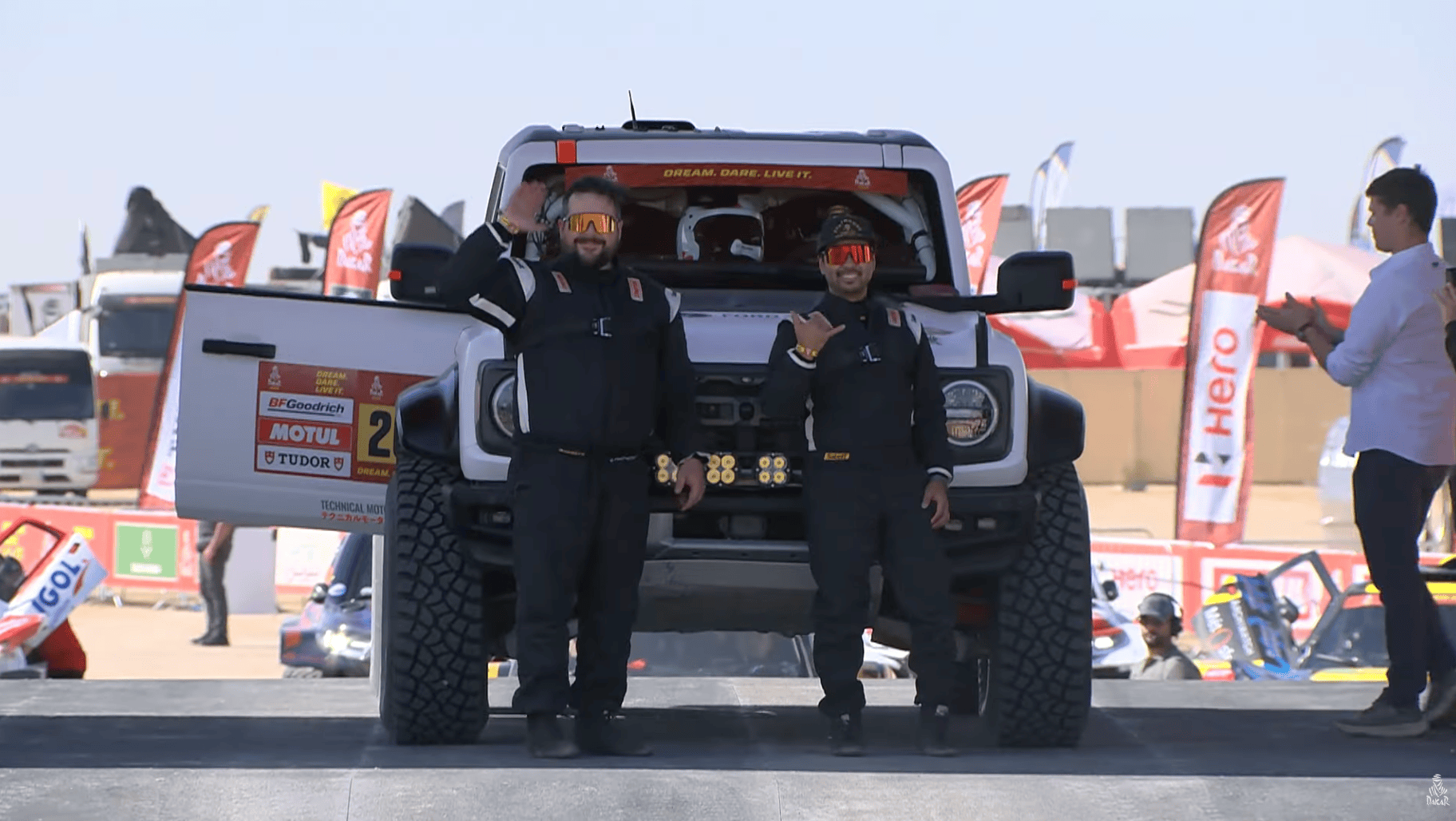 Mostly stock Bronco Raptor racing 2026 Dakar Rally - Bronco Nation