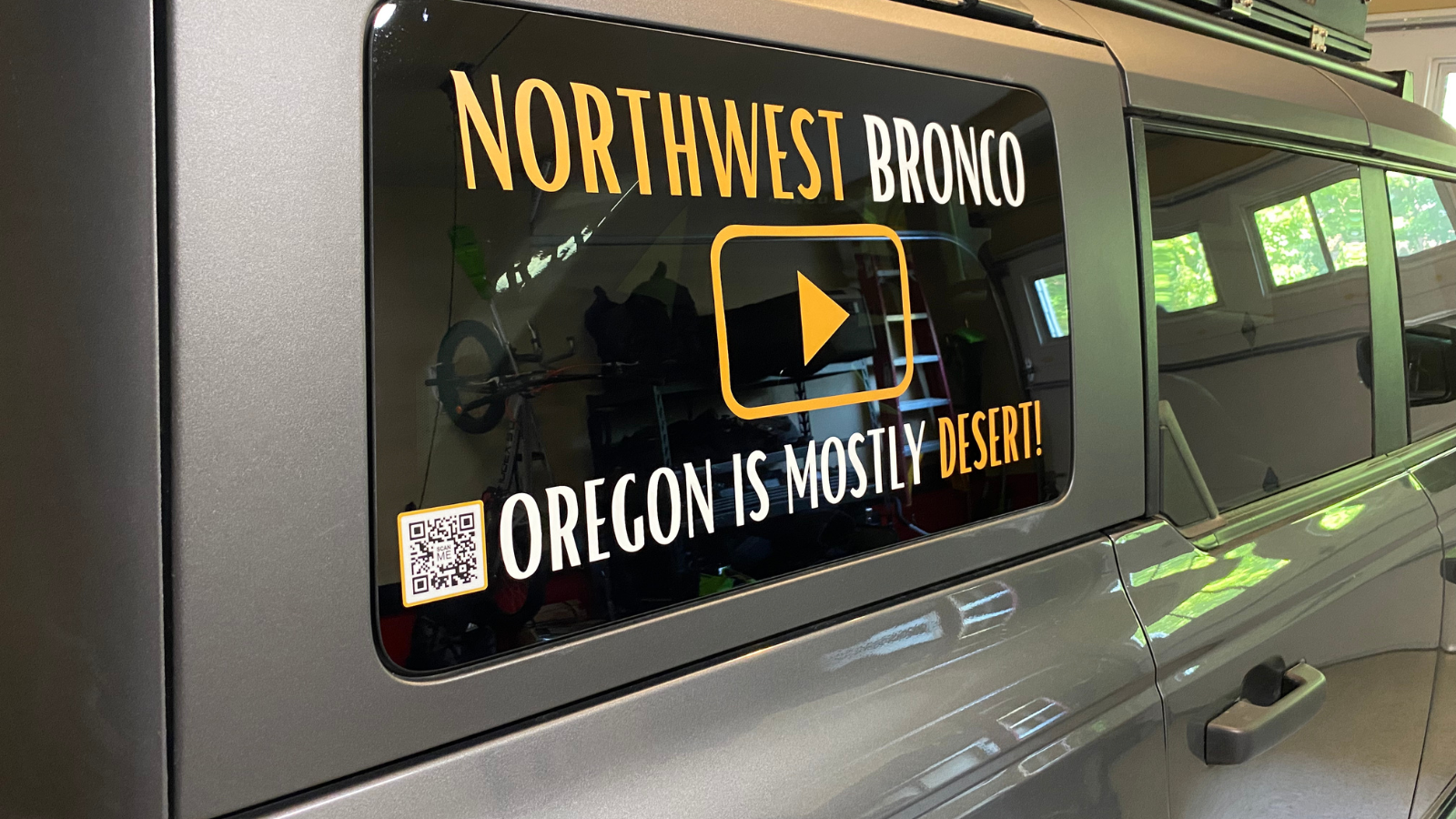 Great Custom Window Graphics - Bronco Nation