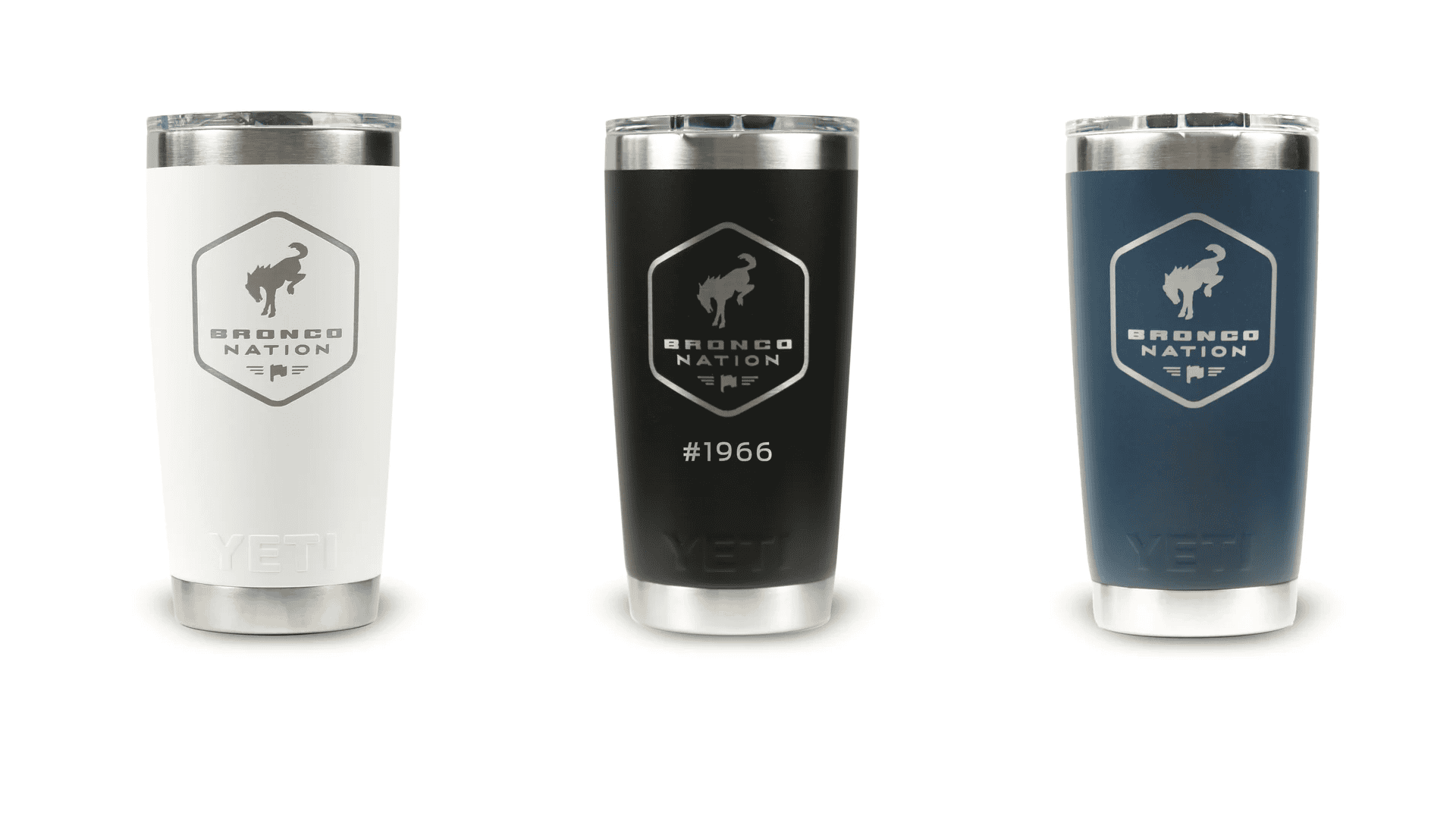 Custom YETI Engraving Is Back for Bronco Nation Members - Bronco Nation
