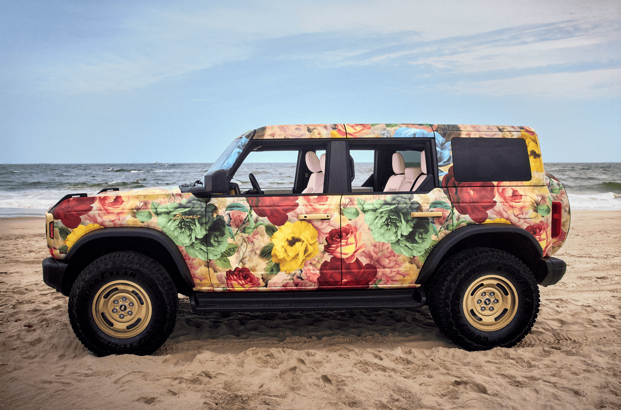 Support Breast Cancer Research and Win this Floral Ford Bronco - Bronco ...