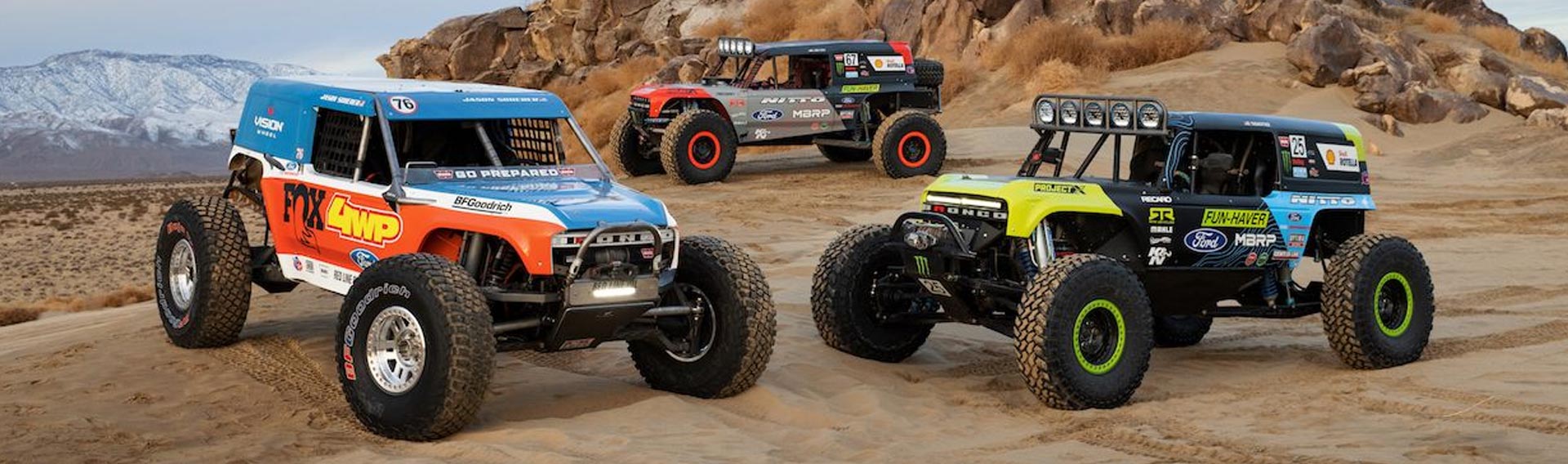 Ford Unveils Bronco 4400 Ultra4 Racing Trucks to Tackle 2021 King of ...