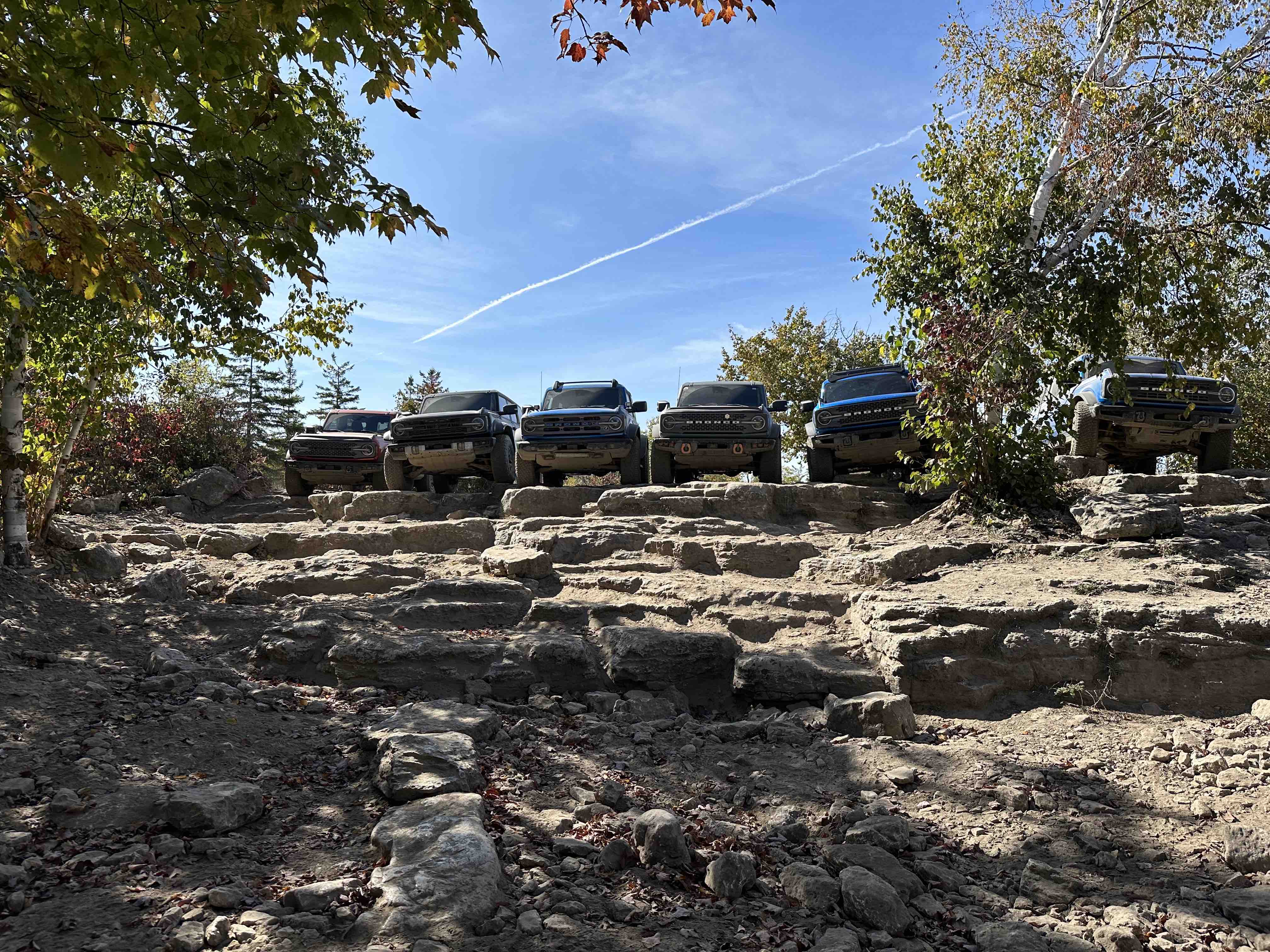 Trailing arm forward bracket dented rock crawling. - Bronco Nation