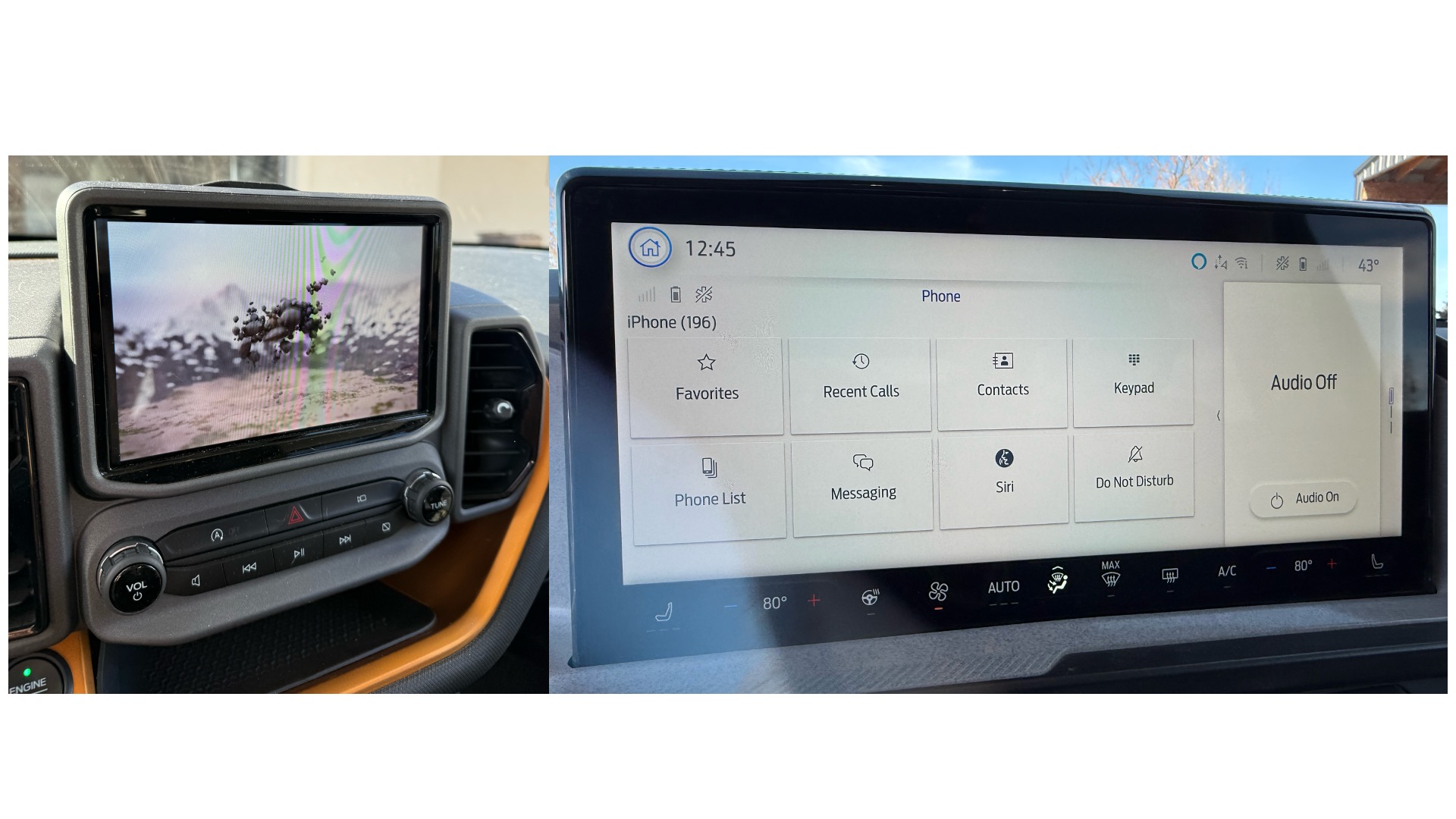The New Bronco Sport Touchscreen: 2025 Sport vs. Older Bronco Sports ...
